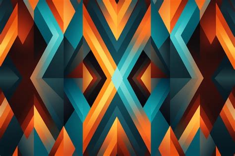 Premium Photo A Close Up Of A Colorful Abstract Design With A