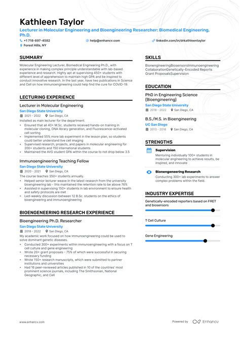 9 Phd Resume Examples And Guide For 2024