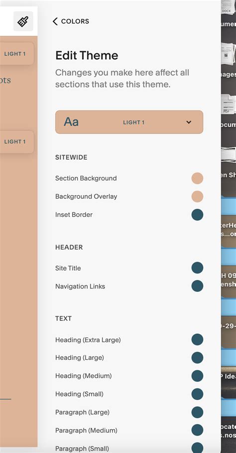 How To Define The Default Color Theme Color In 71 Site Design
