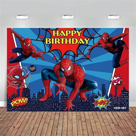 Avengers Background Birthday Party Supplies Backdrop Superhero Theme