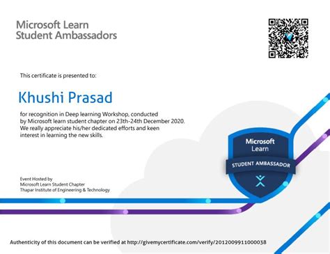 Khushi Prasad On Linkedin Deeplearning Python Mlsa Microsoft