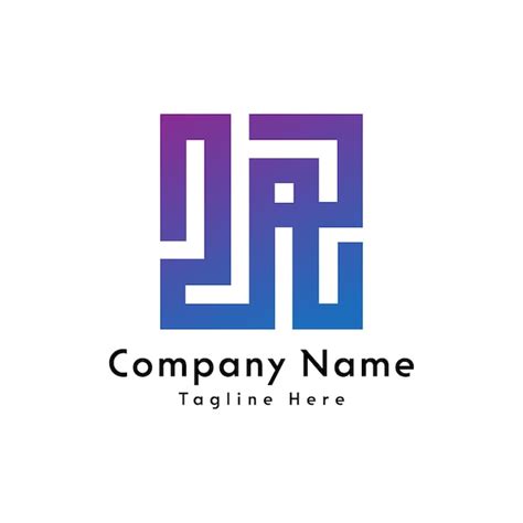Ícone de design de logotipo inicial criativo de letras ar ou r Vetor Premium