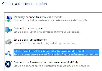 WeB LoG S JuUiER Set Up Ad Hoc Network On Windows