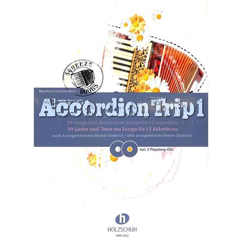 Schumeckers Martina Accordion Trip 1 Bok 2 Playalong CD Gottfrid