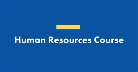 Elevate Your Career With Our Human Resources Course