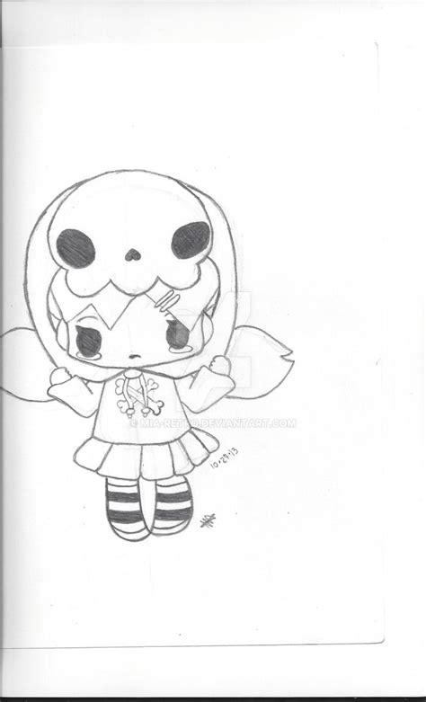 Goth Chibi By Mia Retro On Deviantart