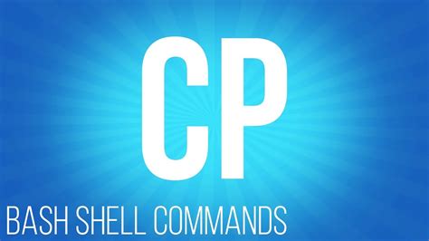 BASH Shell Commands Cp Commands For Linux YouTube