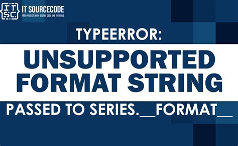 typeerror unsupported format string passed to series format