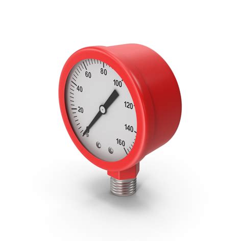 Red Pressure Gauge 3d Object 2367830375 Shutterstock