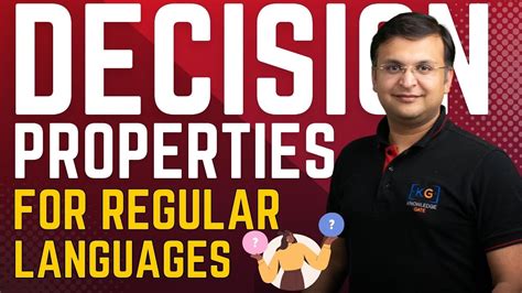 73 Decision Properties For Regular Languages Theory Of Computation Toc Youtube