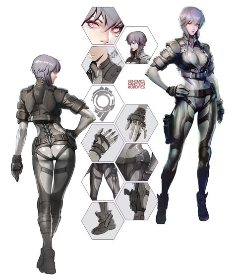Kusanagi Motoko Ghost In The Shell Danbooru