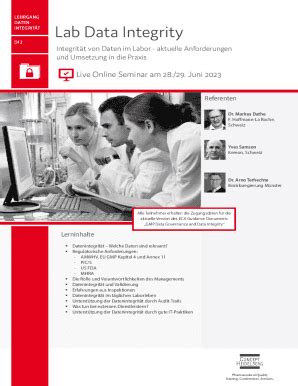 Fillable Online Lab Data Integrity GMP Navigator Fax Email Print