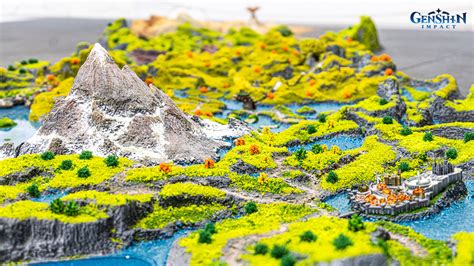 Genshin Impact Map 3d Model Khám Phá Thế Giới Genshin Impact Theo