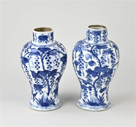 Twee 18e Eeuwse Chinese Vazen Details Kavel Twents Veilinghuis