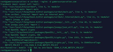 Error On Certbot Linux Ubuntu Help Lets Encrypt Community Support