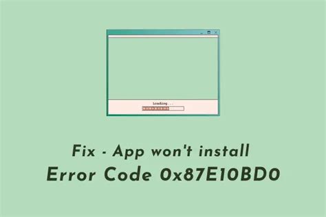 How To Fix App Won T Install Error Code X E BD