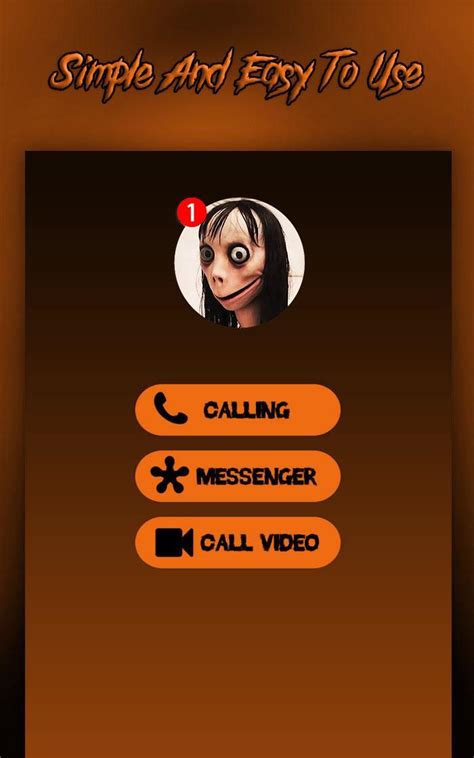 Android İndirme Için Momo Challenge Horror Video Call Simulation Momo Apk