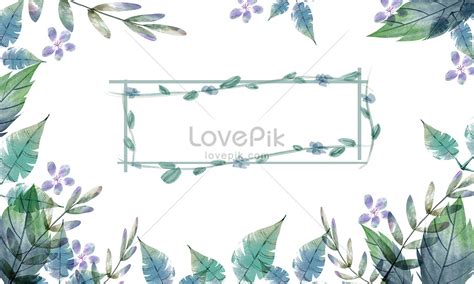 手繪植物背景圖片素材 Psd圖片尺寸4990 × 3000px 高清圖案400601592