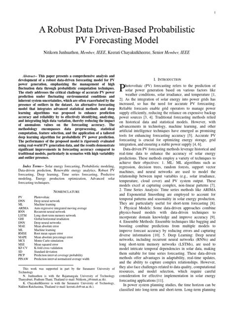 Ieee Templete Rev2 13 3 2024 Pdf Forecasting Deep Learning