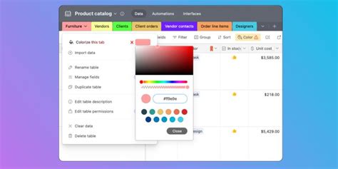Nocodext On Linkedin Airtable Nocode Uiextended Colorize Table