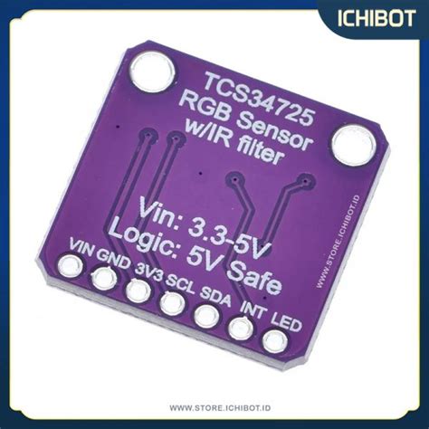 Tcs Color Sensor Warna Rgb Modul Sensor Pendeteksi Warna Ichibot