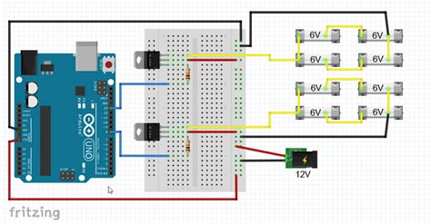 Arduino Mit Mosfets 2 X 2 6v Lampen A 15w Ansteuern Deutsch