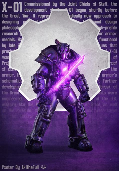 X 01 Power Armor Fallout Poster By Akithefull On Deviantart
