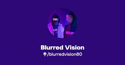 Blurred Vision Instagram Facebook Tiktok Linktree