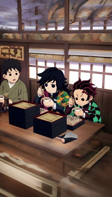 Tanjiroandgiyu Anime Guys Anime Demon Anime