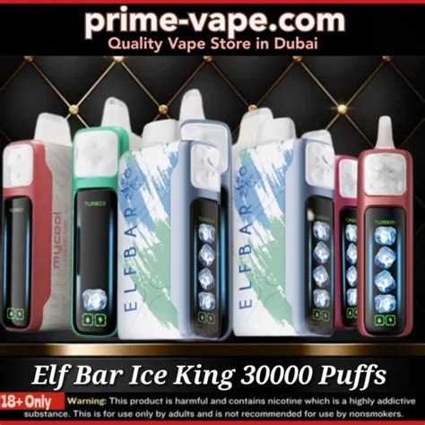 Elf Bar Ice King 30000 Puffs 5 Disposable Vape Dubai Elfbar