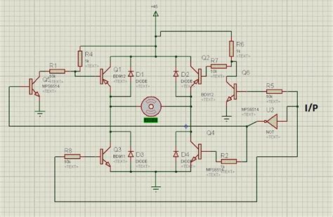 Keyur S Way Bidirectional Motor With Pin Of Microcontroller Proteus Simulation