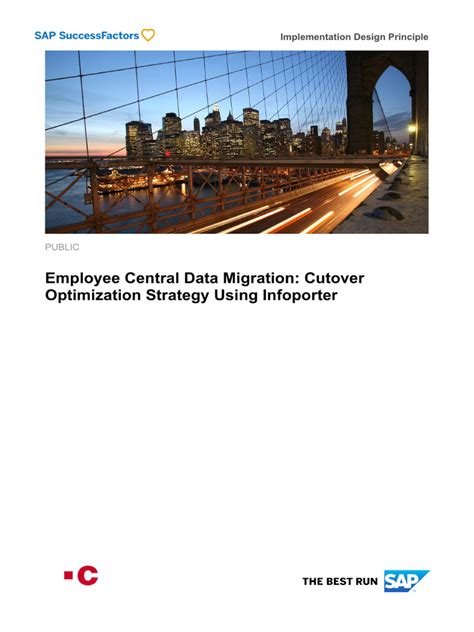 Idp Employee Central Data Migration Cutover Optimization Stratergy