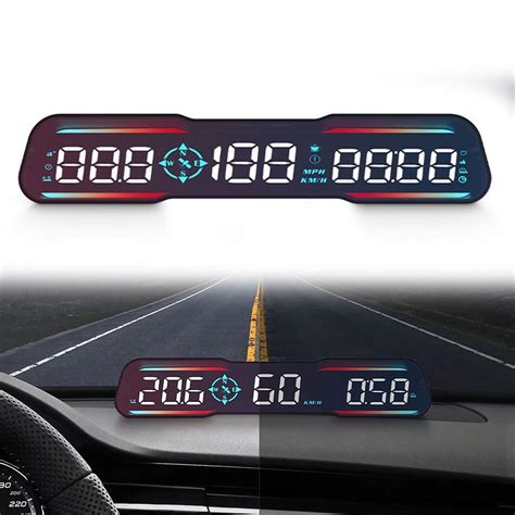 Baguer Gps Speedometer Car Heads Up Display Hud Digital Speedometer Car