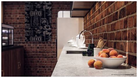 D CAFE VISUALIZATION On Behance