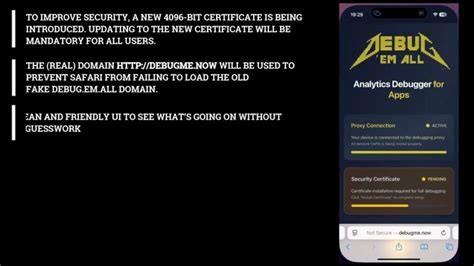 Analytics Debugger For Apps V2 Proxy Connection Enhancements David Vallejo