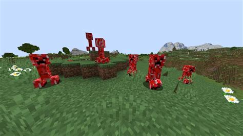 Red Creeper 1 19 2 Minecraft Texture Pack