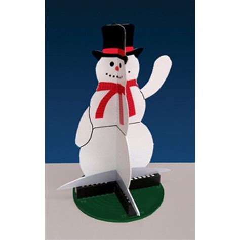 Miller Engineering 22010 Animated Snowman Bussinger Trains And Toys