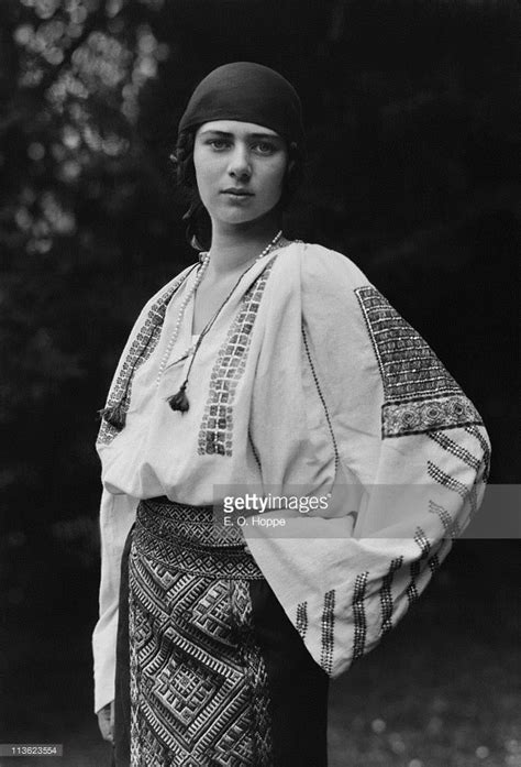 Princess Ileana Of Romania 1923 Blouse Roumaine Romania Romanian