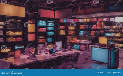 Virtual Ai Shopping Assistant In Online Store Concept Web Market Interface Ideal For E