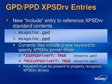 Ppt Developing Xpsdrv Print Drivers Powerpoint Presentation Free