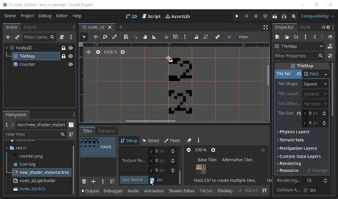 Texturepixelsize Incorrect When Used In A Tilemap · Issue 85044 · Godotenginegodot · Github