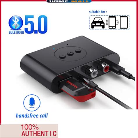 Bluetooth Audio Receiver U Disk RCA Mm AUX USB Stereo Music Wireless Adapter With Mic For