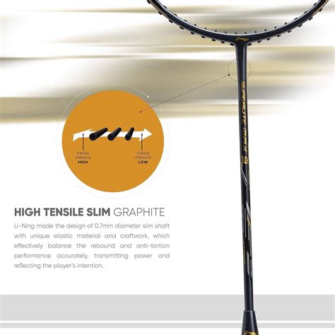Li Ning G Force Superlite Max 9 Carbon Graphite Badminton Racket With Full Racket Cover Buy
