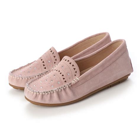 アンリーフ Unreef カットワークドライビングモカシン （ピンクスエード） ファッション通販 Magaseek マガシーク