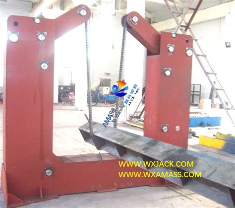 Automatic High Safety Hydraulic Motorized Steel Structure Member Column