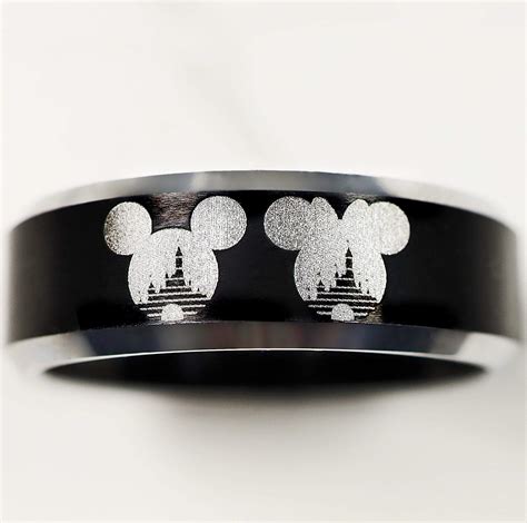 Disney Castle Engagement Ring Mickey And Minnie Ring Mickey Wedding