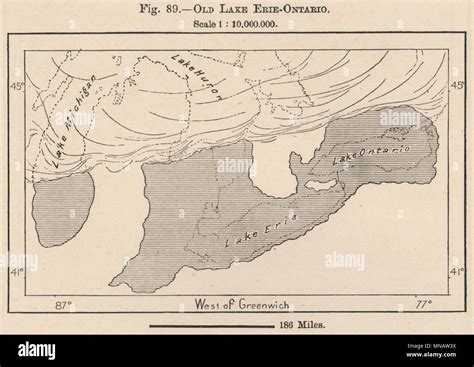 Old Map Of Erie Hi Res Stock Photography And Images Alamy