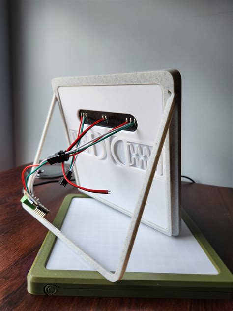 Print In Place Led Matrix Framefree Stl File For D Printingcults