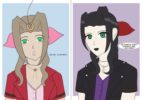 Hypnohub Absurdres Aerith Gainsborough Alternate Costume Breasts