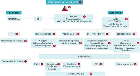 Algoritmo Lesiones por inmersión SEUP